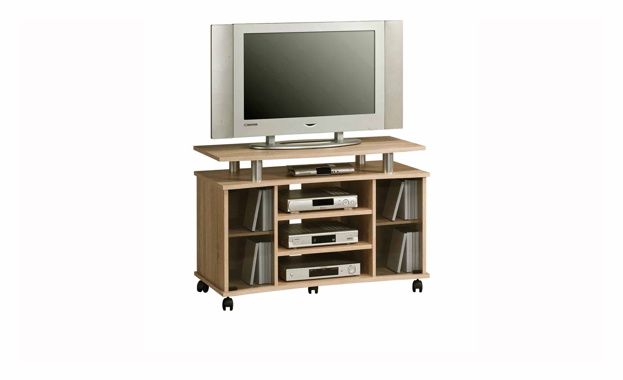 Erstaunlich Tv Rack Mit Rollen Bilder